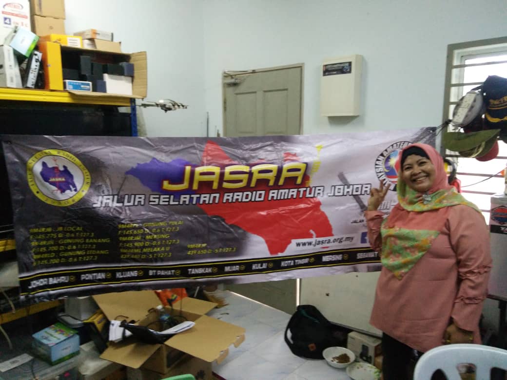 Banner JASRA – Persatuan Jalur Selatan Radio Amatur Malaysia